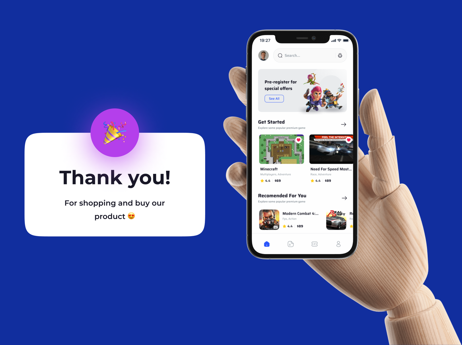 3530 深色和浅色版本的游戏类型应用商店app布局设计figma模板MasterGame – Game Store App UI Kit _ 果觅网（gooodme）